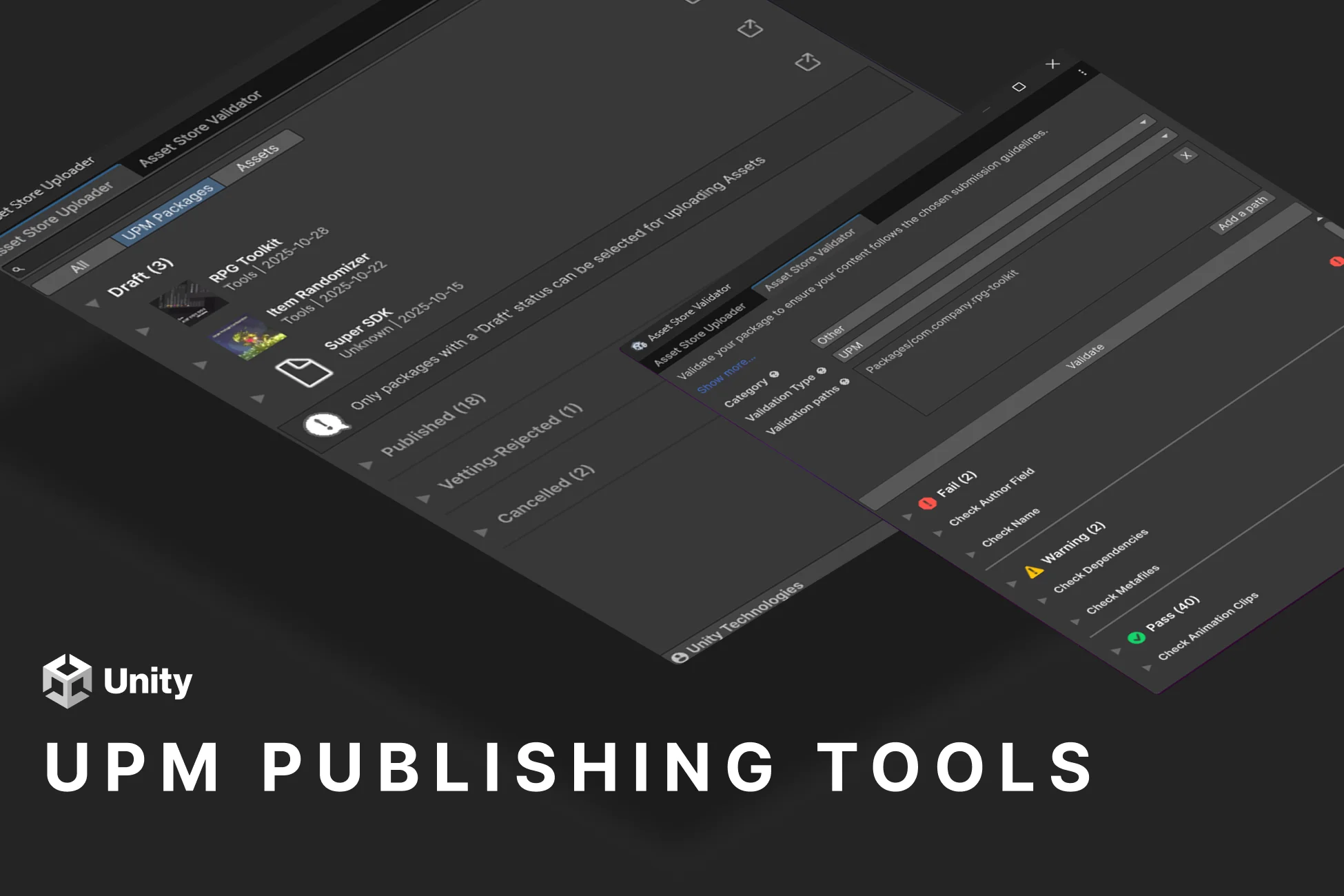 Asset Store UPM Publishing Tools · Tools · Unity Technologies | Unity Asset Store
