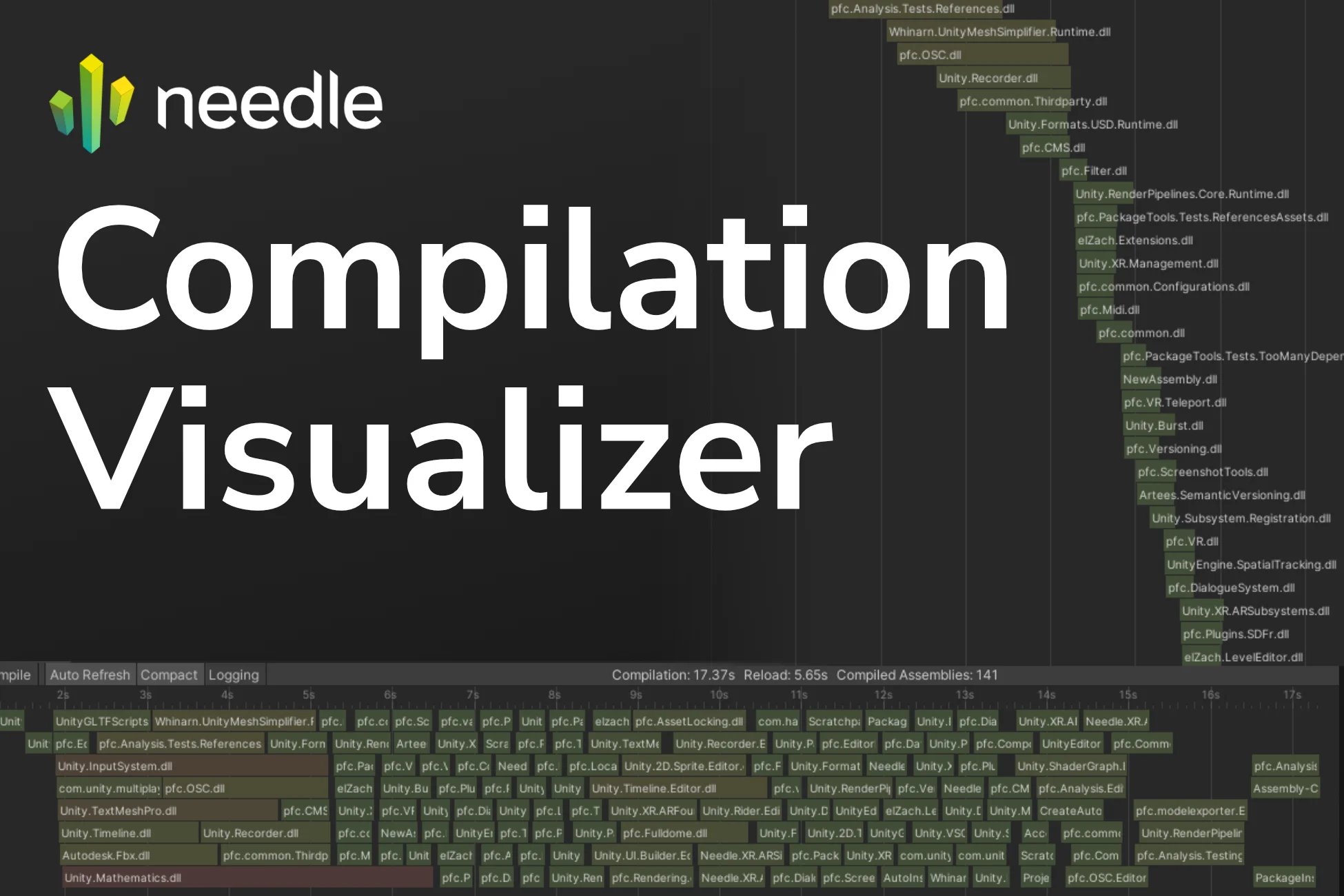 Compilation Visualizer - Take control of compile times · Tools · Needle | Unity Asset Store